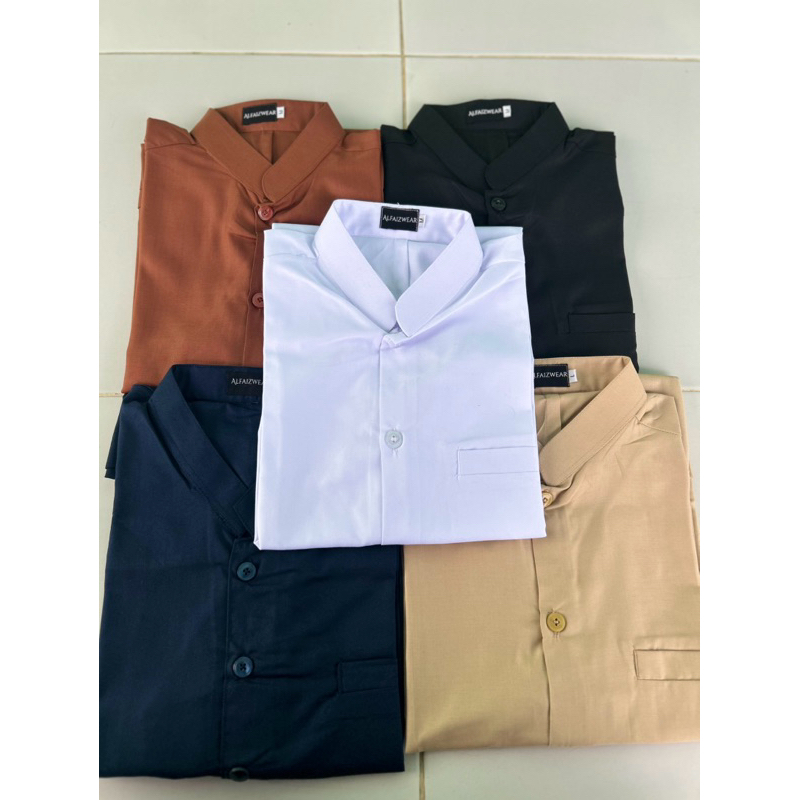 Jual BAJU KOKO PRIA MUSLIM LENGAN PANJANG GROSIR SERAGAM HADRAH PREMIUM ...