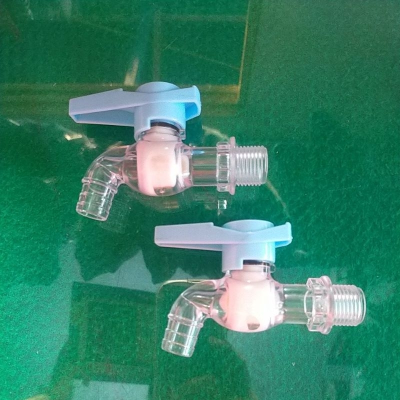 Jual kran air 1/2 inchi / kran air transparan 1/2 inchi / kran ...