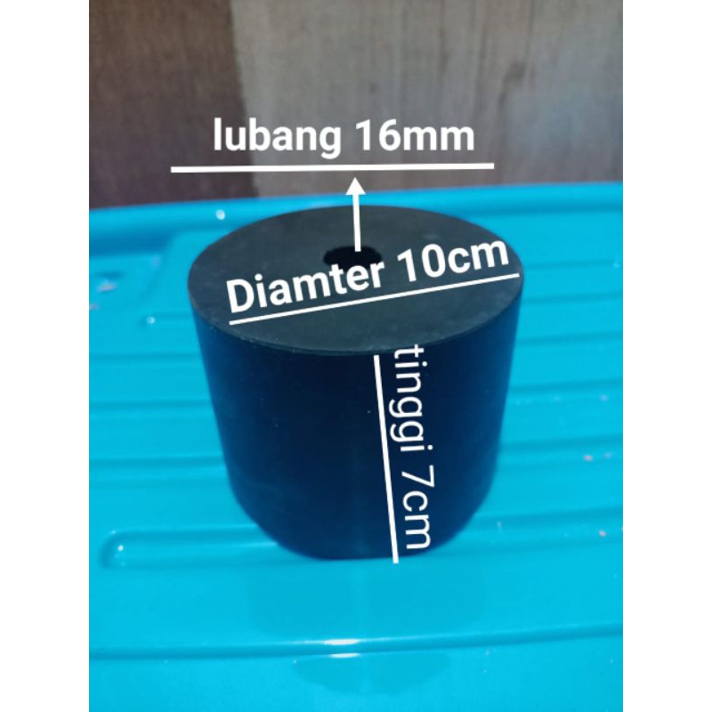 Jual KARET MOUNTING 7CM X 10CM LUBANG 2CM KARET DUDUKAN SERBAGUNA ...