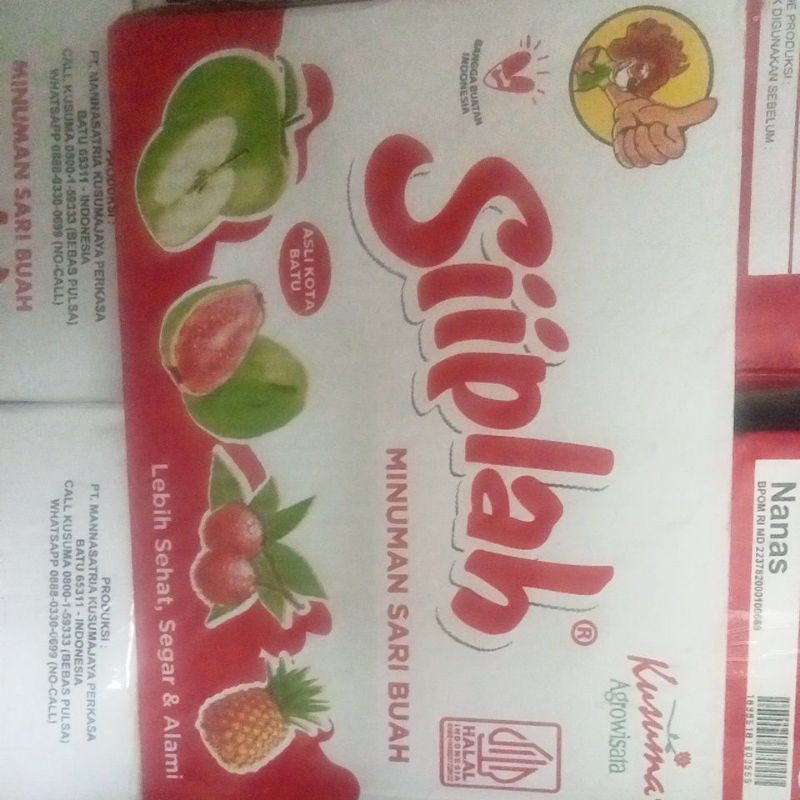 Jual (32 cup/dus )minuman siiplah/ minuman sari buah | Shopee Indonesia