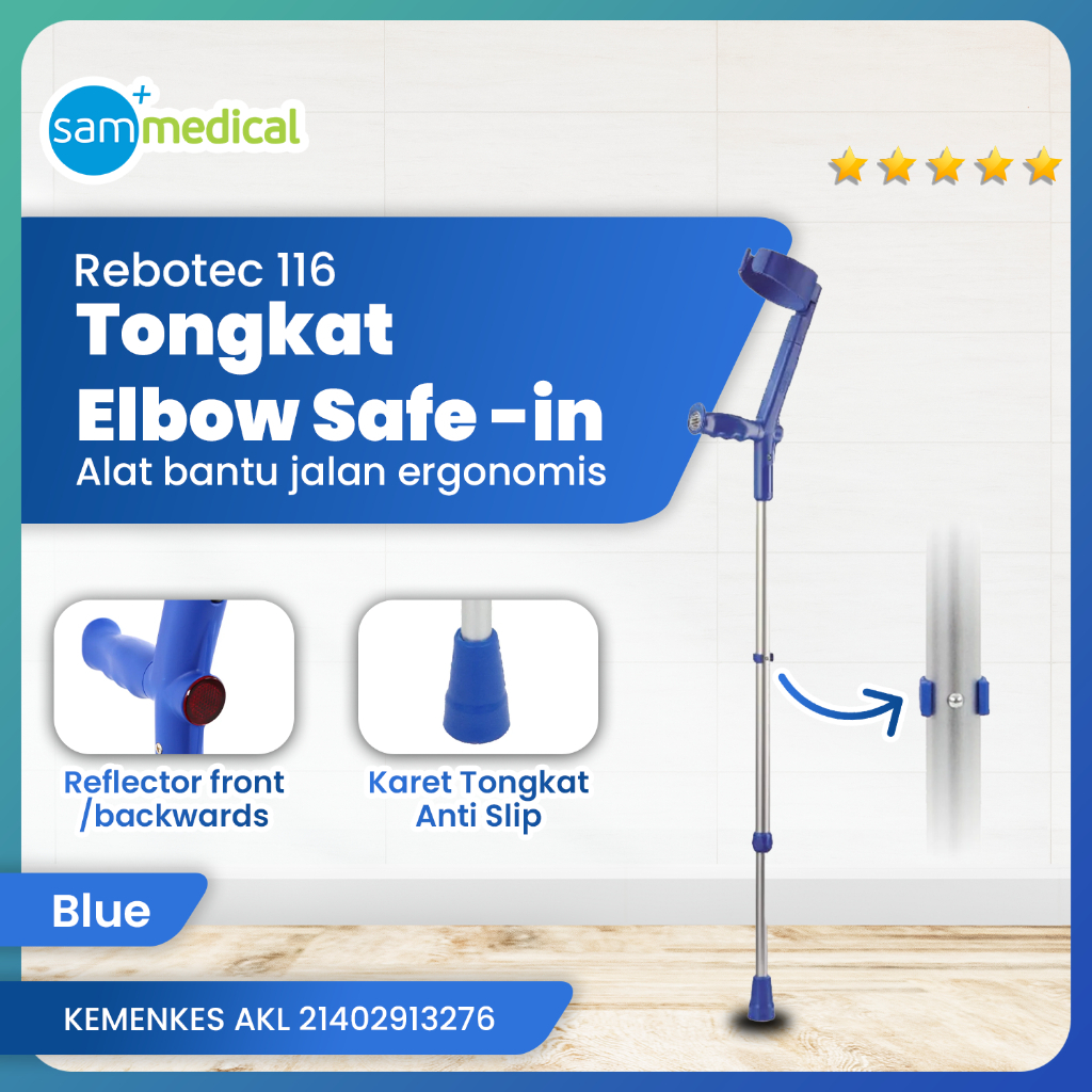 Jual Rebotec Tongkat Elbow / Tongkat Siku / Tongkat Jalan Safe In ...