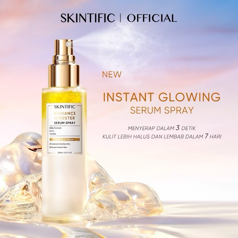 Jual Skintific Instant Glowing First Serum Spray | Radiant Booster ...