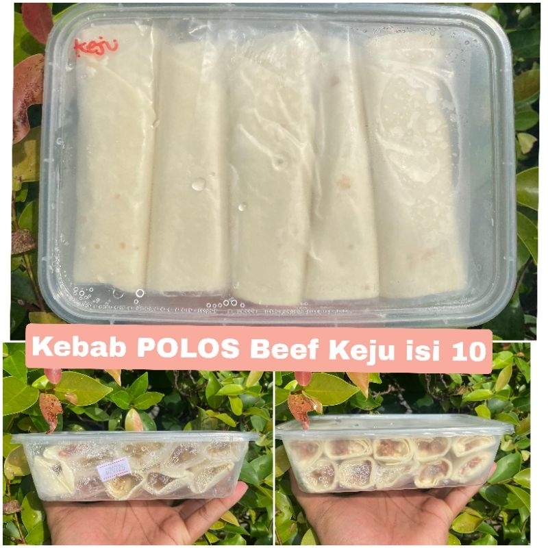 Jual Kebab POLOS Beef Keju isi 10 (baru) | Shopee Indonesia