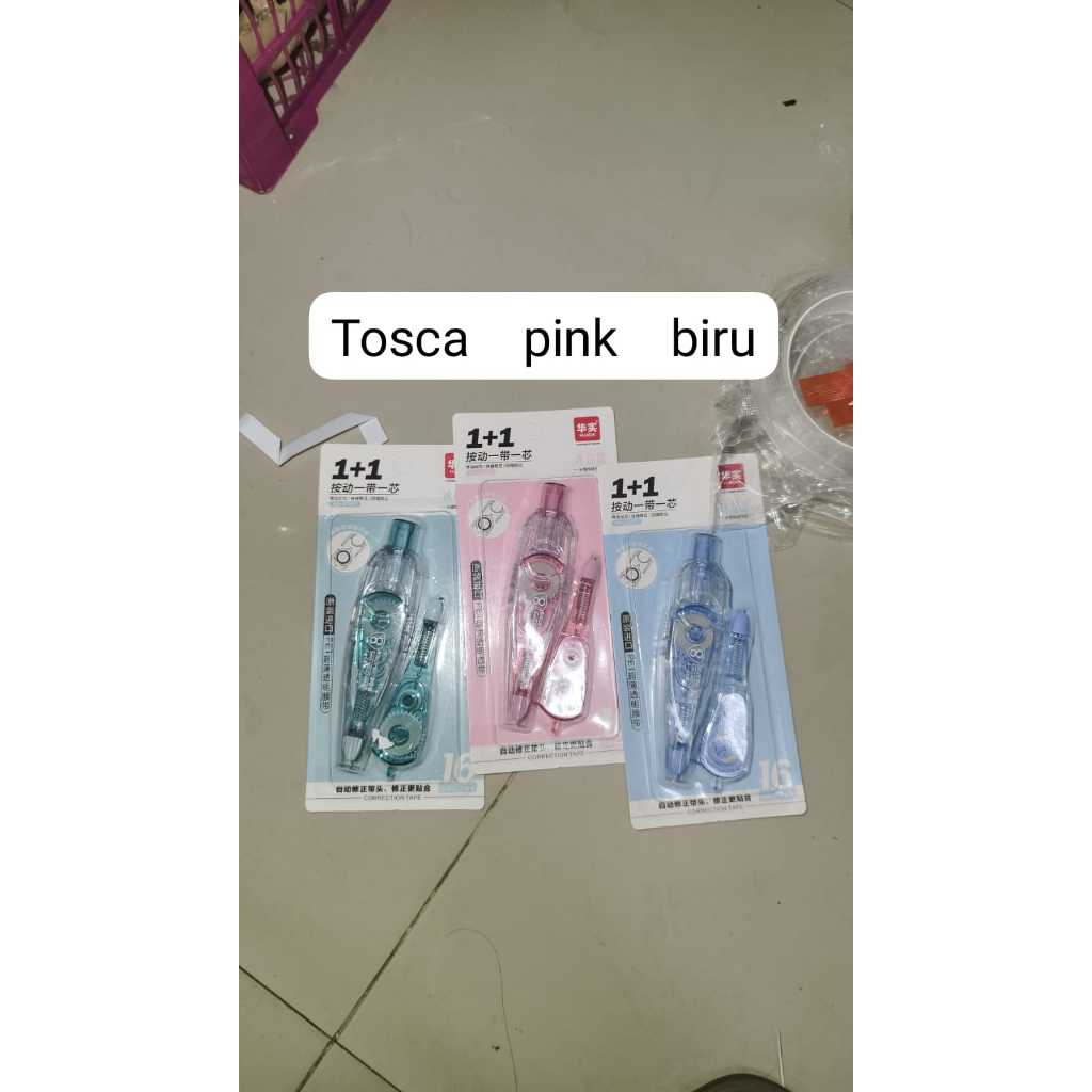 Jual tipex roll HUASI KODE hs 97002 model cetrek plus refill ( alat 8 ...