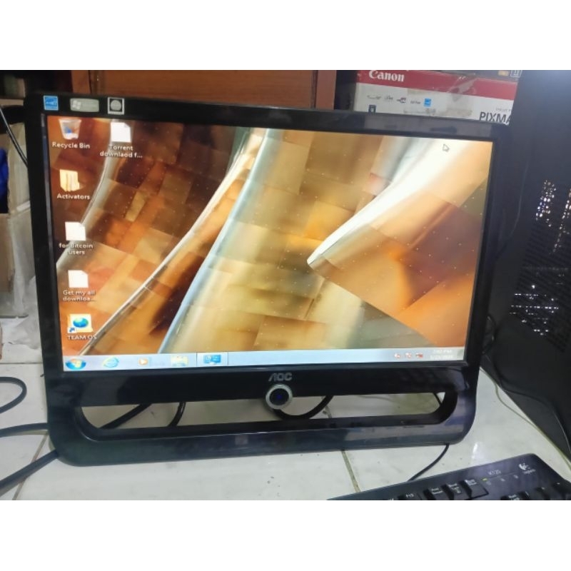 Jual monitor LCD AOC F19s 19 inch normal | Shopee Indonesia