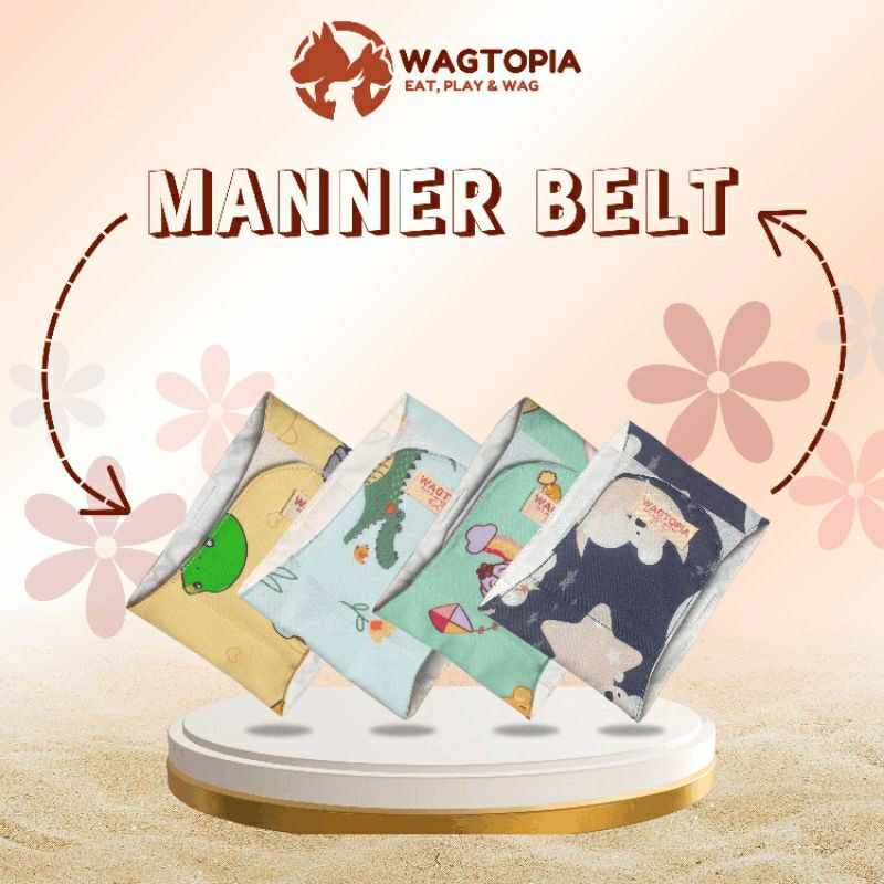 Jual wagtopia belt part 3 || marking belt || diapers jantan | Shopee ...