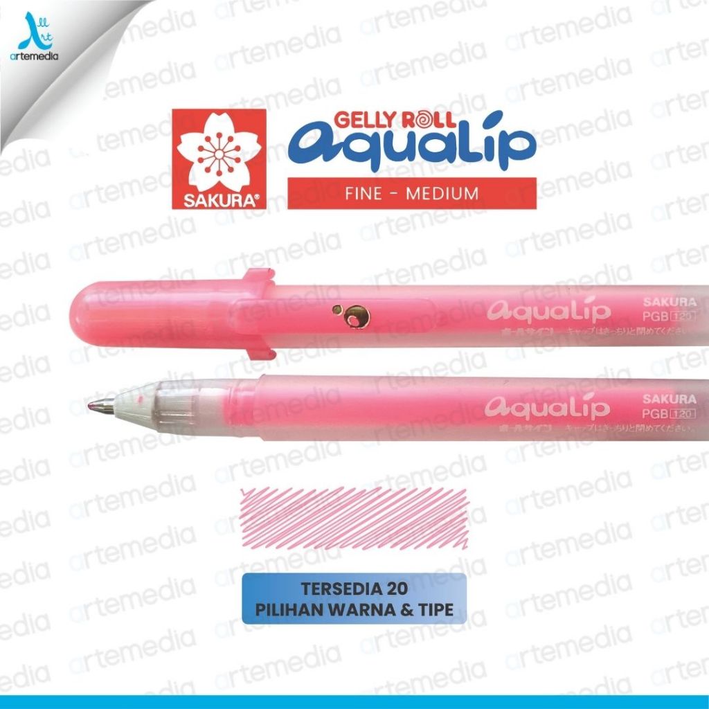 Jual Sakura Aqualip 3D Color Bolpen | Shopee Indonesia