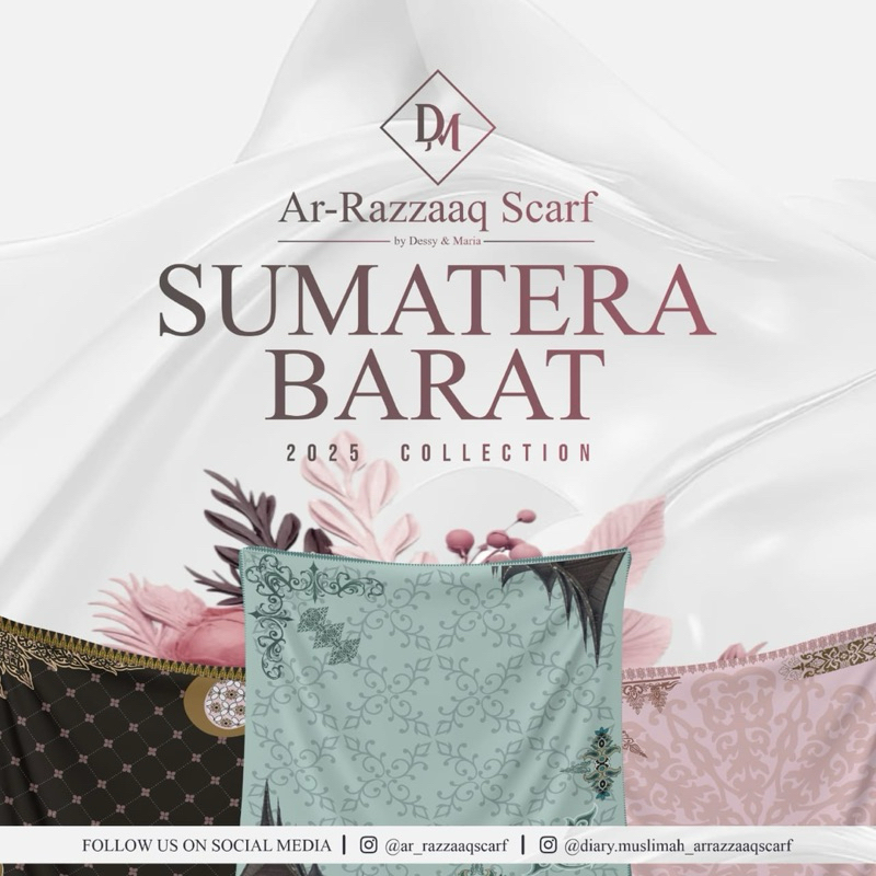 Jual Hijab Ar Razzaaq Scarf Series Sumatera Barat 2025 (packing pouch ...