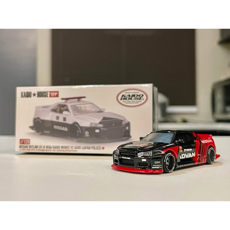 Jual ADVAN Nissan GT R R34 MiniGT Kaido House custom | Shopee Indonesia