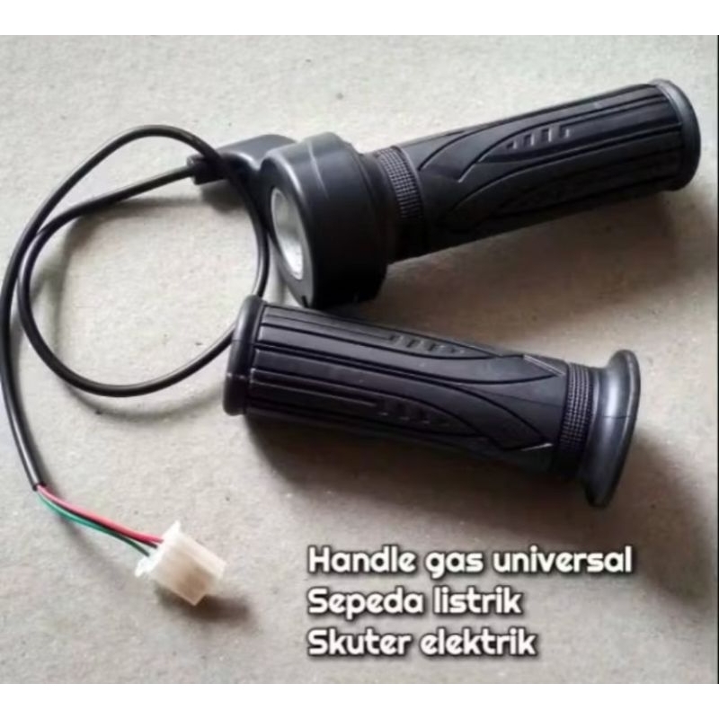 Jual handle gas sepeda listrik dan skuter elektrik harga sepasang kiri ...