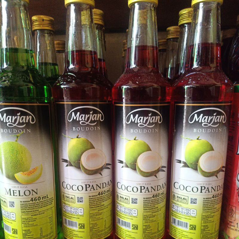Jual Sirup Marjan Cocopandan / Sirup Cocopandan/Marjan Cocopandan Per ...