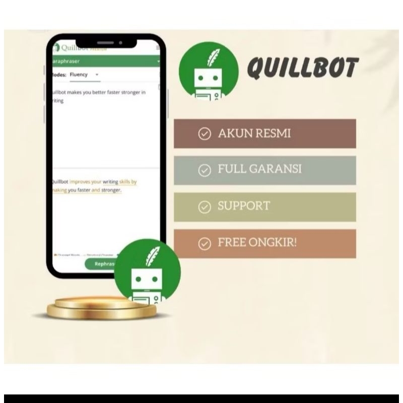 Jual Quillbot Premium 1 tahun for lOS PC Android | Shopee Indonesia
