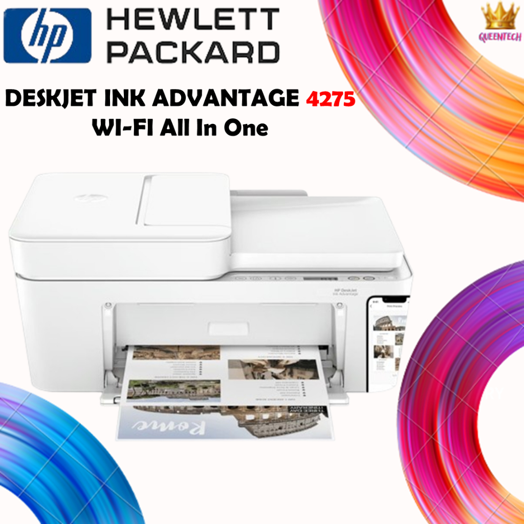Jual Printer HP DESKJET INK ADVANTAGE 4275 ALL IN ONE WI-FI | Shopee ...
