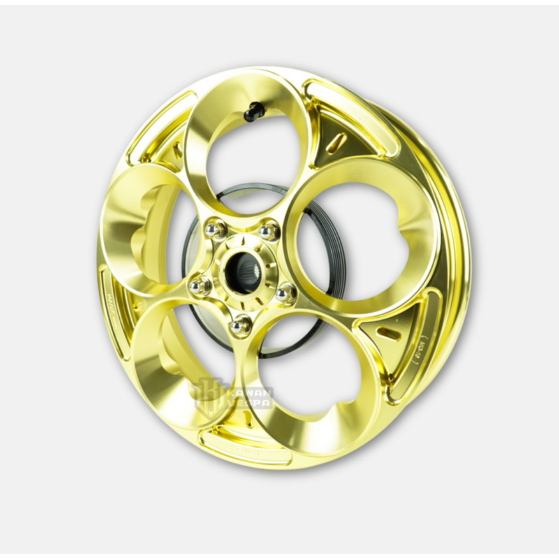 Jual Velg Magic Factory Model W225 Gold for Vespa Sprint Primavera S125 ...