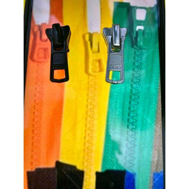 Jual Kepala Resleting Jaket Zipper Head Kepala Zipper YEE Vislon No 5 Nikel Silver / KEPALA ...