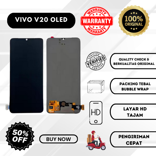 Jual LCD VIVO V20 / V21E / V21 4G / X50E / Y73S - OLED FULLSET COMPLETE ...