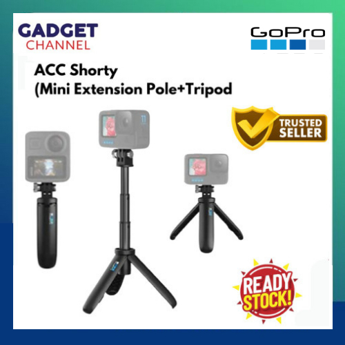 Jual GoPro Shorty Mini Extension Pole + Tripod Original | Shopee Indonesia