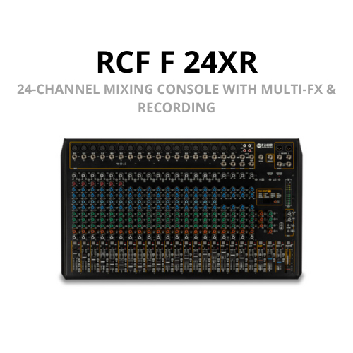 Jual RCF F 16XR 16-CHANNEL MIXING CONSOLE WITH MULTI-FX & RECORDING ...