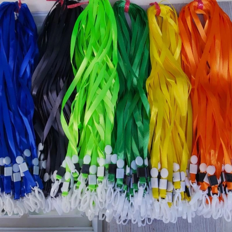 Jual Tali ID Card Polos lebar 1cm | Shopee Indonesia