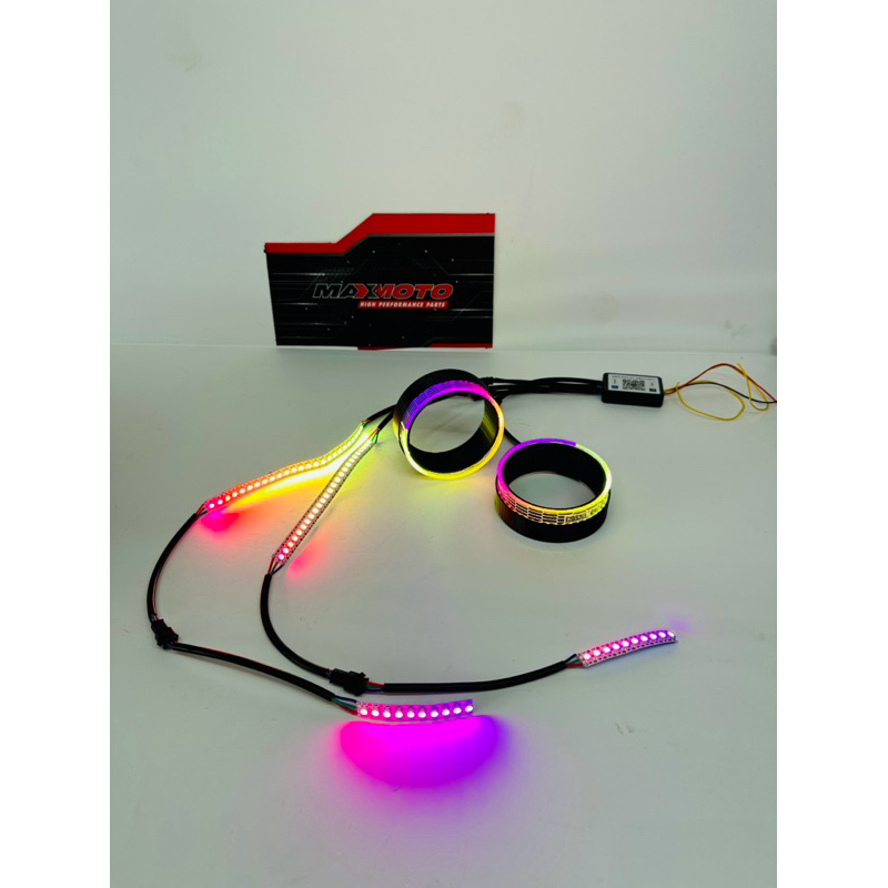 Jual SLIM SHROUD+DEVIL BILED RGB BELANG MAXMOTO 5D Slim BILED 2.5&3in ...