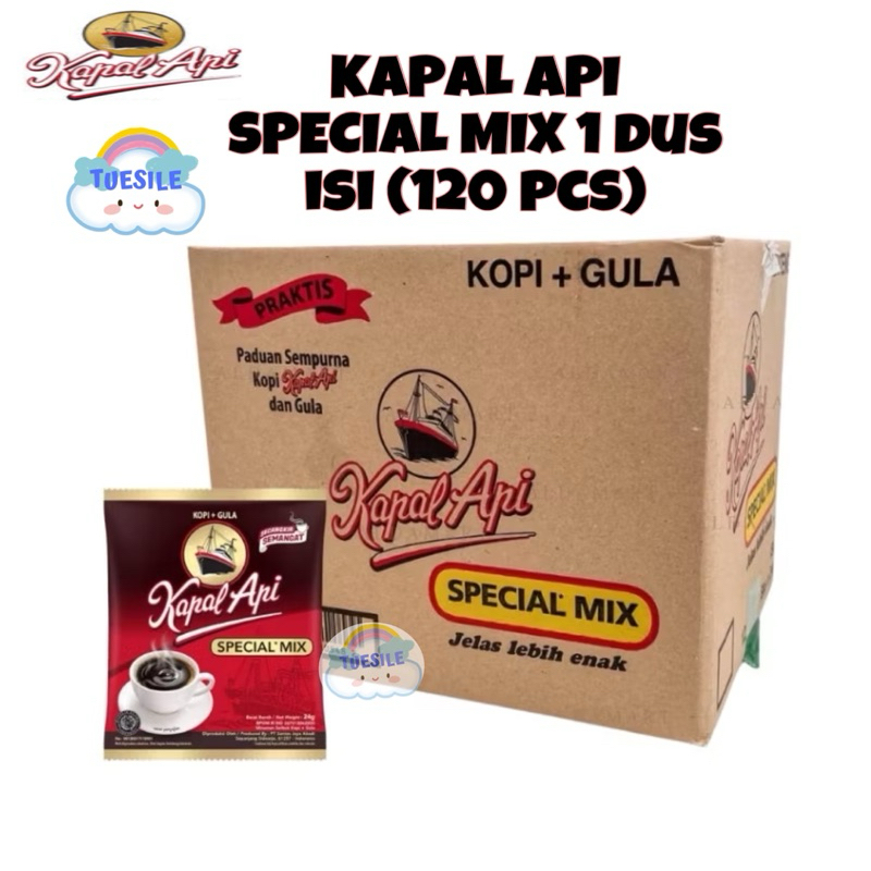 Jual Kopi Kapal Api Special Mix 25gr 1 Dus/Karton (ISI 120 pcs) Kopi ...