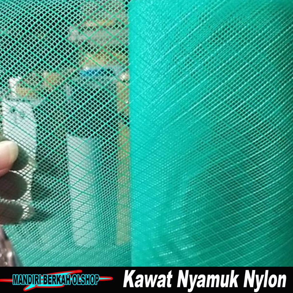 Jual Kawat Kain Kasa Nyamuk Strimin Nilon Nylon 1 Meter x Lebar 90cm ...
