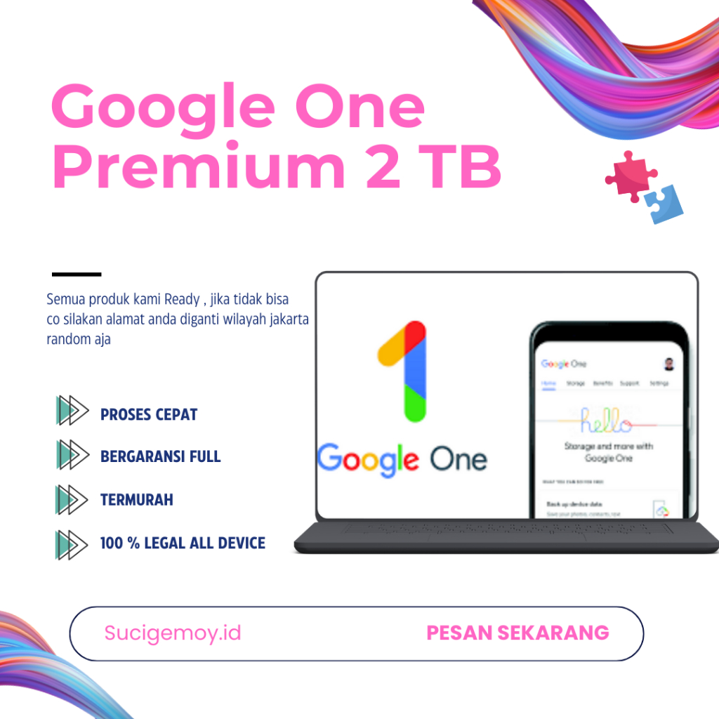 Jual GOOGLE ONE | UPGRADE 2 TB BERGARANSI | Shopee Indonesia