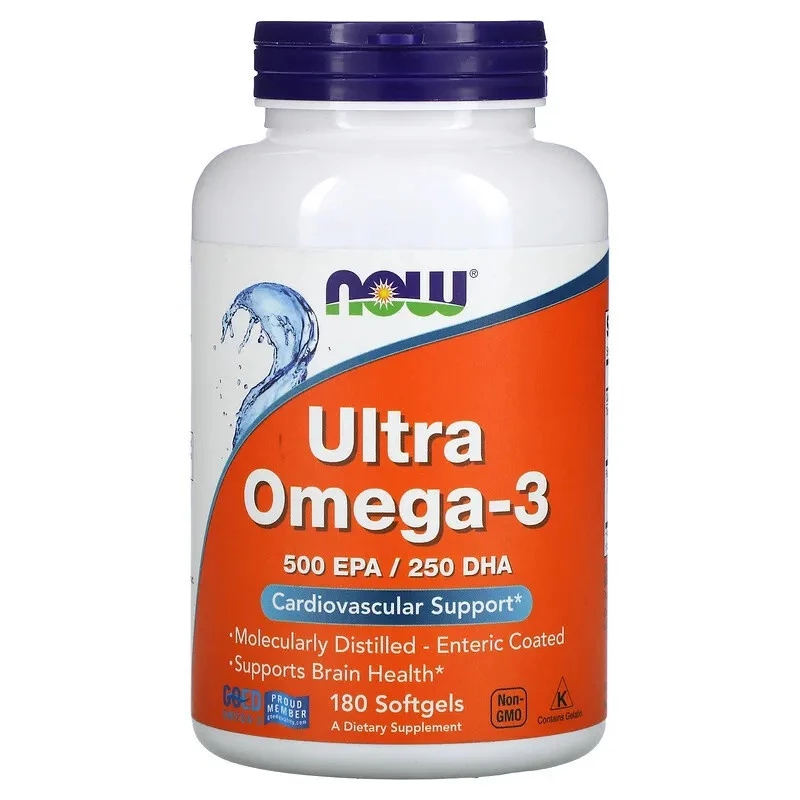 Jual NOW FOODS ULTRA OMEGA-3, 500 EPA / 250 DHA VITAMIN SUPPLEMENTS [90 SOFTGEL & 120 SOFTGEL ...