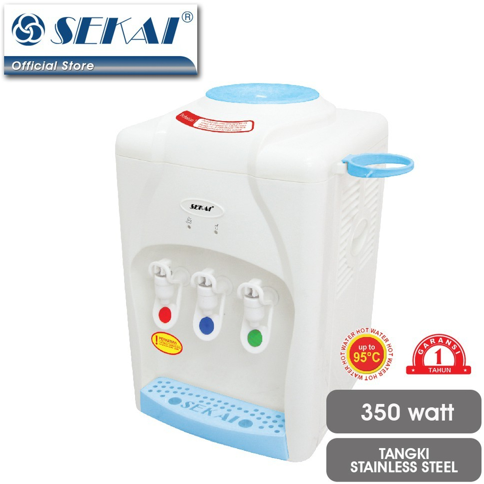 Jual Sekai WD333 Dispenser Air Minum Galon Hot and Cool 3 Kran - FREE ONGKIR Jabodetabek ...