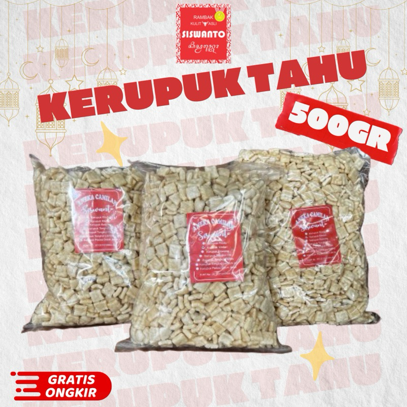 Jual Kerupuk Tahu/Kotak Asli Siswanto 500 Gram Original | Shopee Indonesia