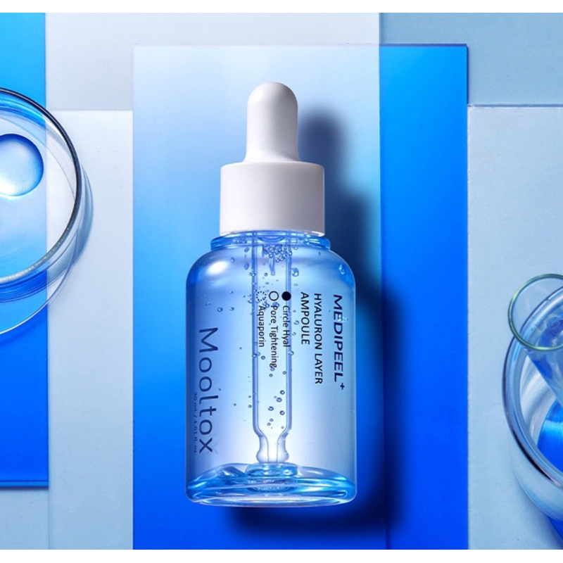Jual MEDIPEEL HYALURON LAYER MOOLTOX AMPOULE 30ml | Shopee Indonesia