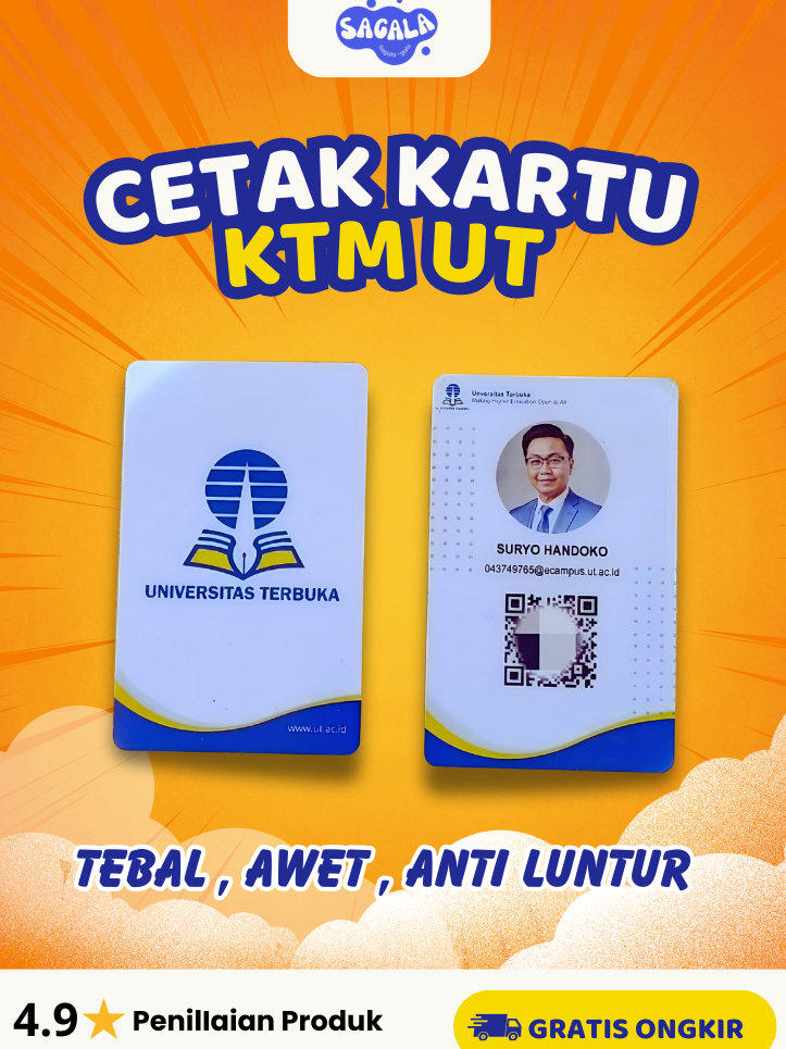 Jual Cetak Kartu Mahasiswa KTM Universitas Terbuka | Shopee Indonesia