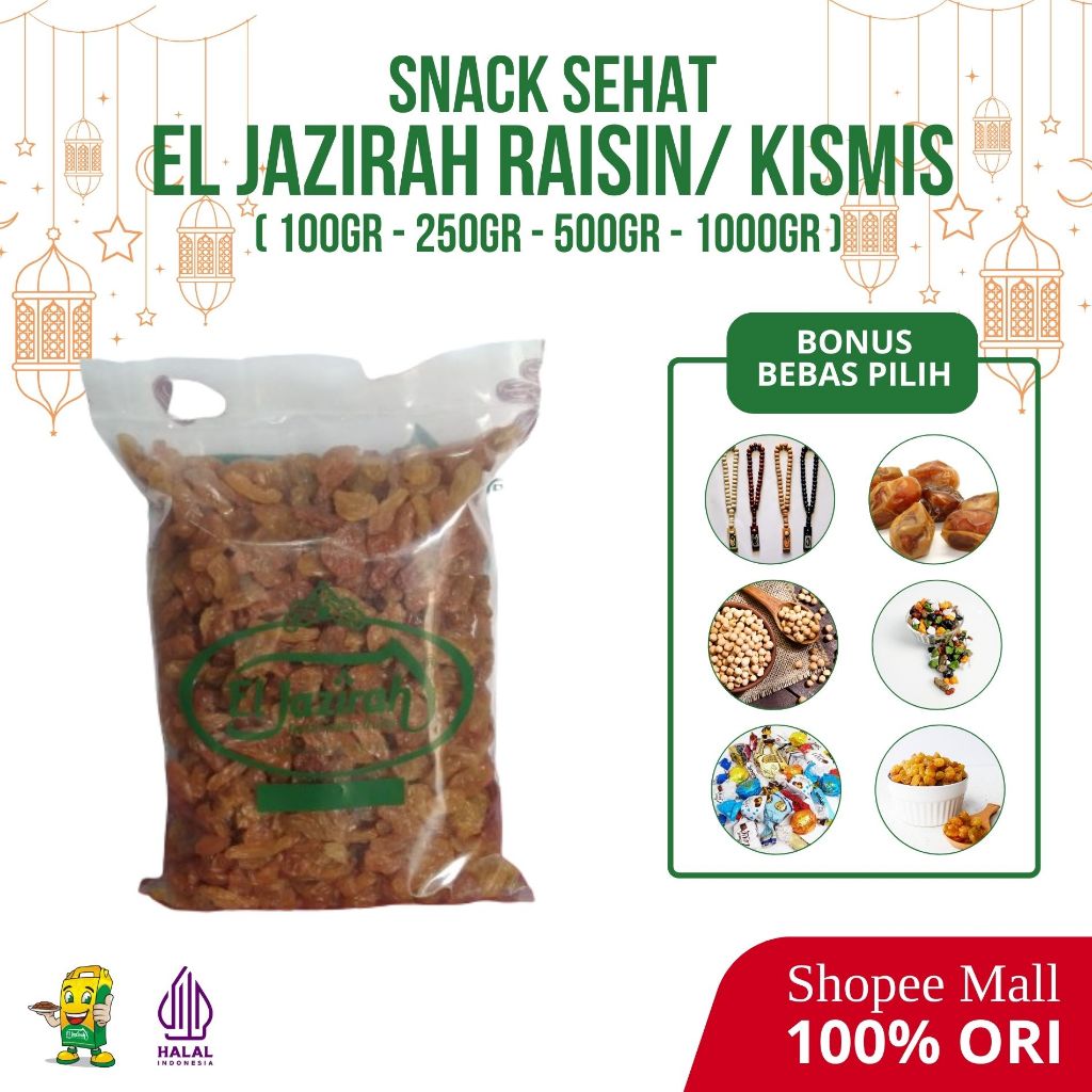 Jual El Jazirah Kismis / Raisin / Anggur Kering | Shopee Indonesia