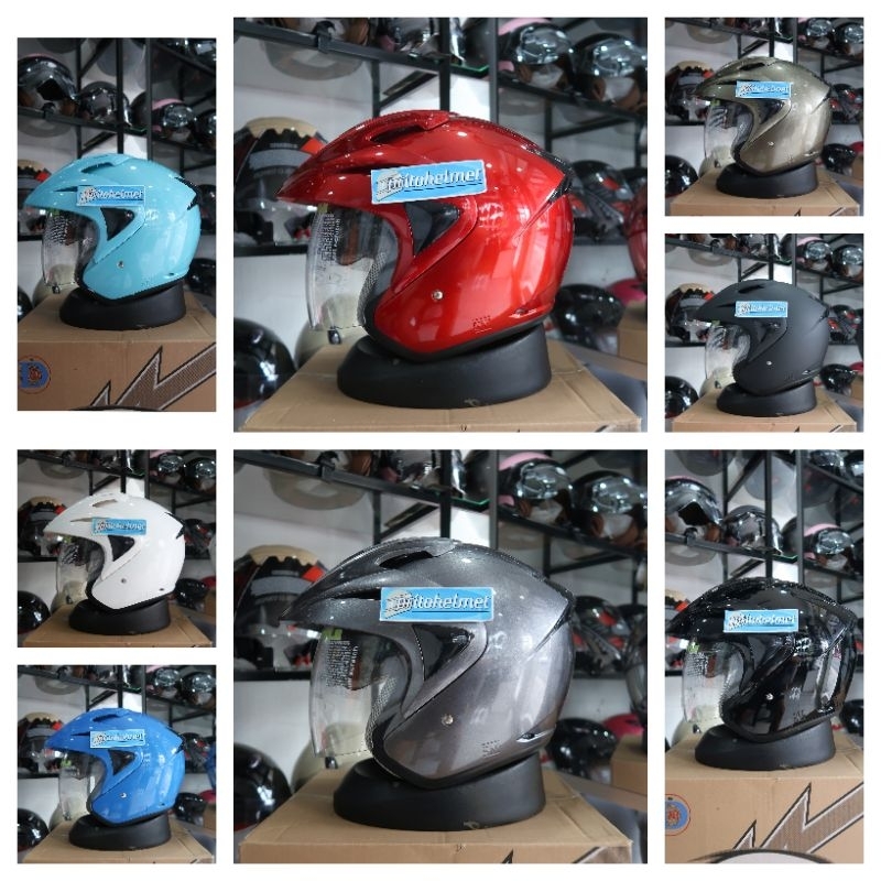 Jual Hiu Arrow Dobel Visor 2Visor All Varian | Shopee Indonesia