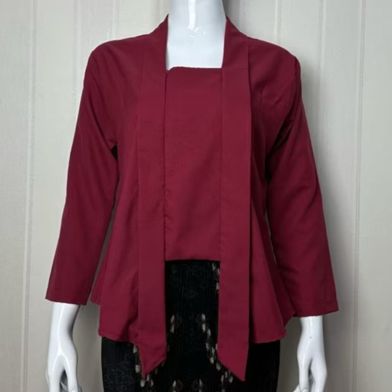 Jual Kebaya Polos Kutu Baru Lengan Panjang | Shopee Indonesia