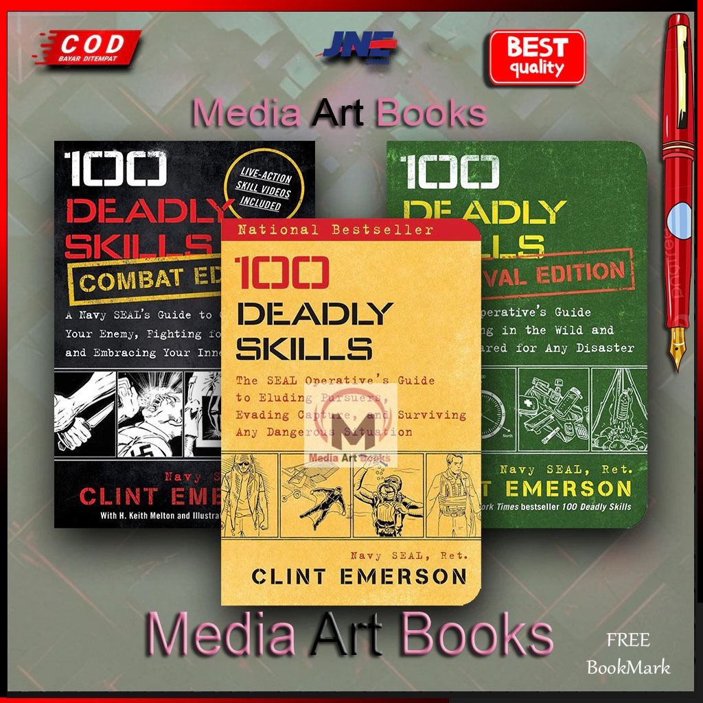 Jual 00 Deadly Skills (3 books) By Clint Emerson (English Version ...