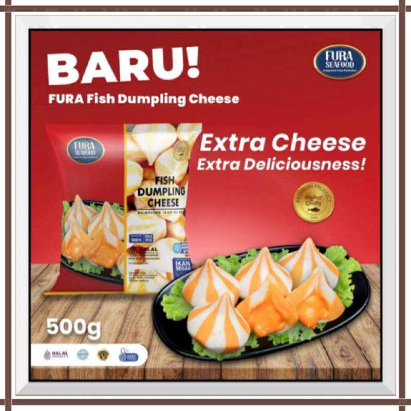 Jual Fish Dumpling Cheese 500gr by Fura Seafood | Shopee Indonesia