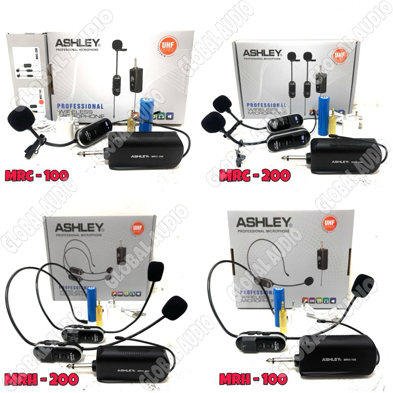 Jual Mic Wireless Ashley MRC 200 , MRC 100 & MRH 200 , MRH 100 Original ...