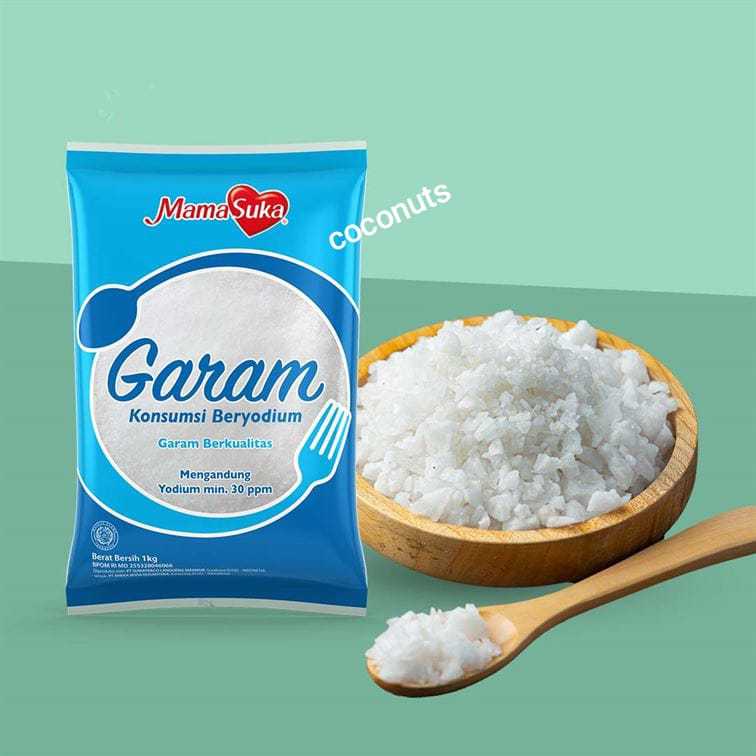 Jual MAMASUKA Garam Halus 500gr Garam Beryodium | Shopee Indonesia