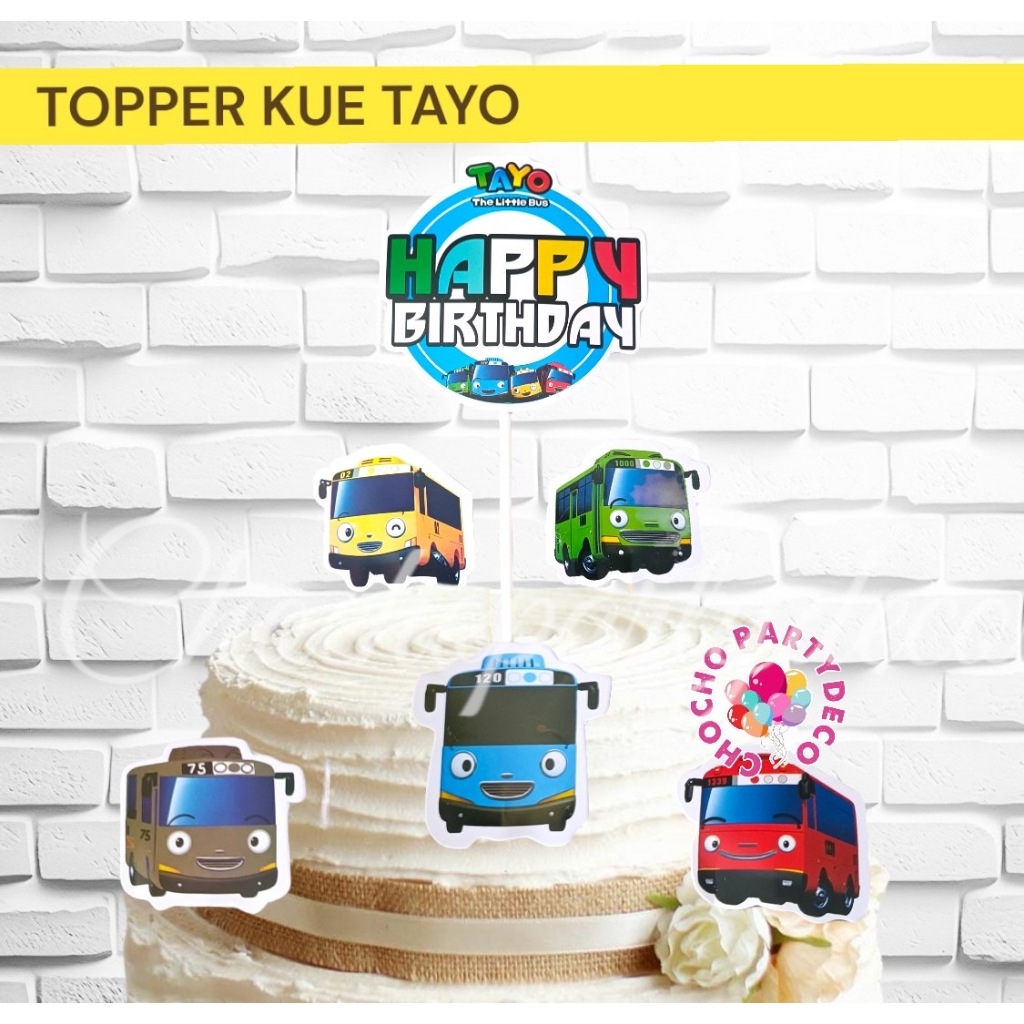 Jual Topper TAYO / Topper Kue TAYO | Shopee Indonesia
