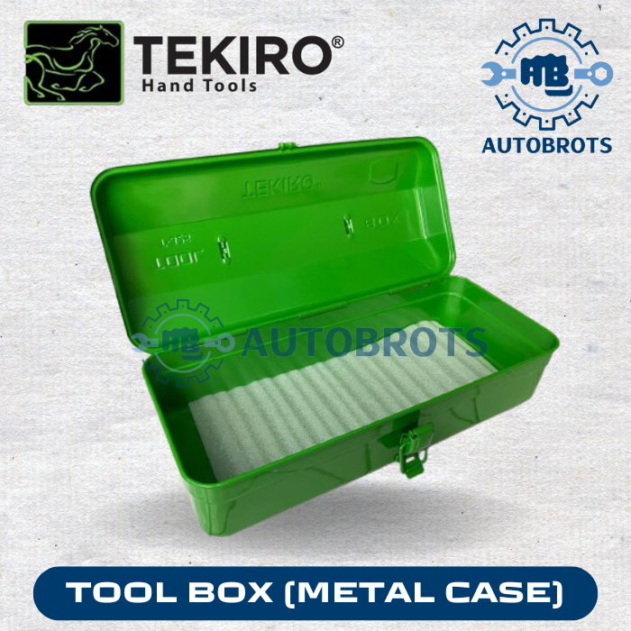 Jual TEKIRO Tool Box Besi 36x16x11cm / Tool Box Metal Case ST-TB1067 ...