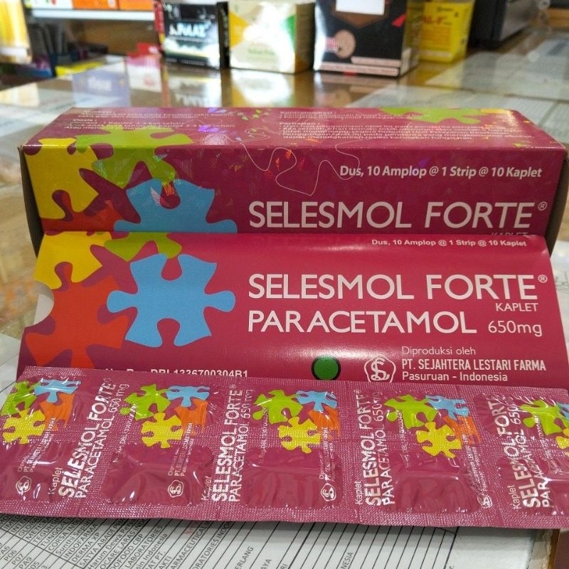 Jual SELEMOL FORTE (paracetamol 650gr)perbox | Shopee Indonesia