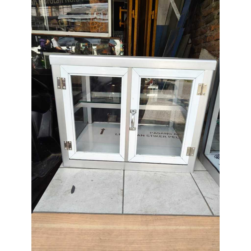 Jual 40*25*40 ETALASE ROKO JUMBO TIANG ALUMUNIUM/ETALASE JUALAN/ETALASE ...