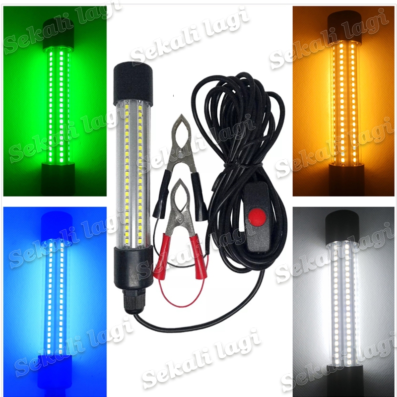 Jual Lampu Celup LED Ikan 13 Watt 50 M 1200 Lumens Waterproof/Lampu ...