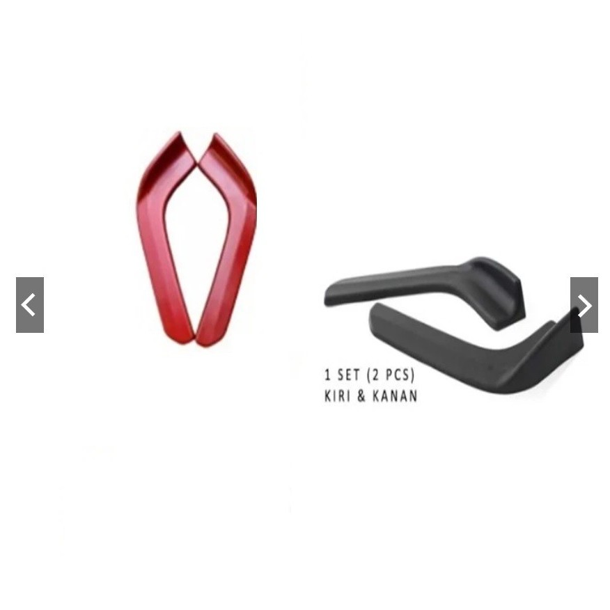 Jual Winglet Diffuser Universal Lips Bumper Depan Mobil Wide Body Warna ...