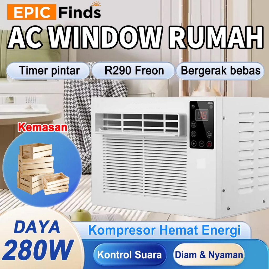 Jual Epic Finds AC 1/2 PK HEMAT TANPA PIPA PAKAI FREON R290 AC WINDOW 1/2 PK | Shopee Indonesia