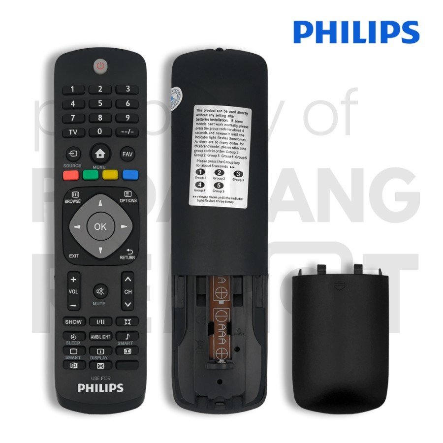 Jual Remote TV Philips LCD LED Android Smart TV Digital 5000 Series Multi | Shopee Indonesia