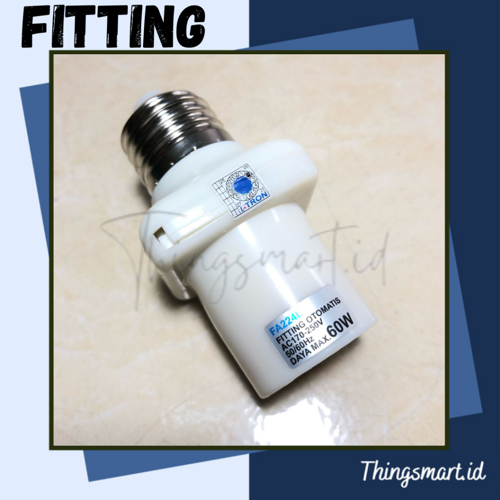 Jual FA-224 60W Fitting Lampu Otomatis Timer Waktu Setting ON OFF 60 ...