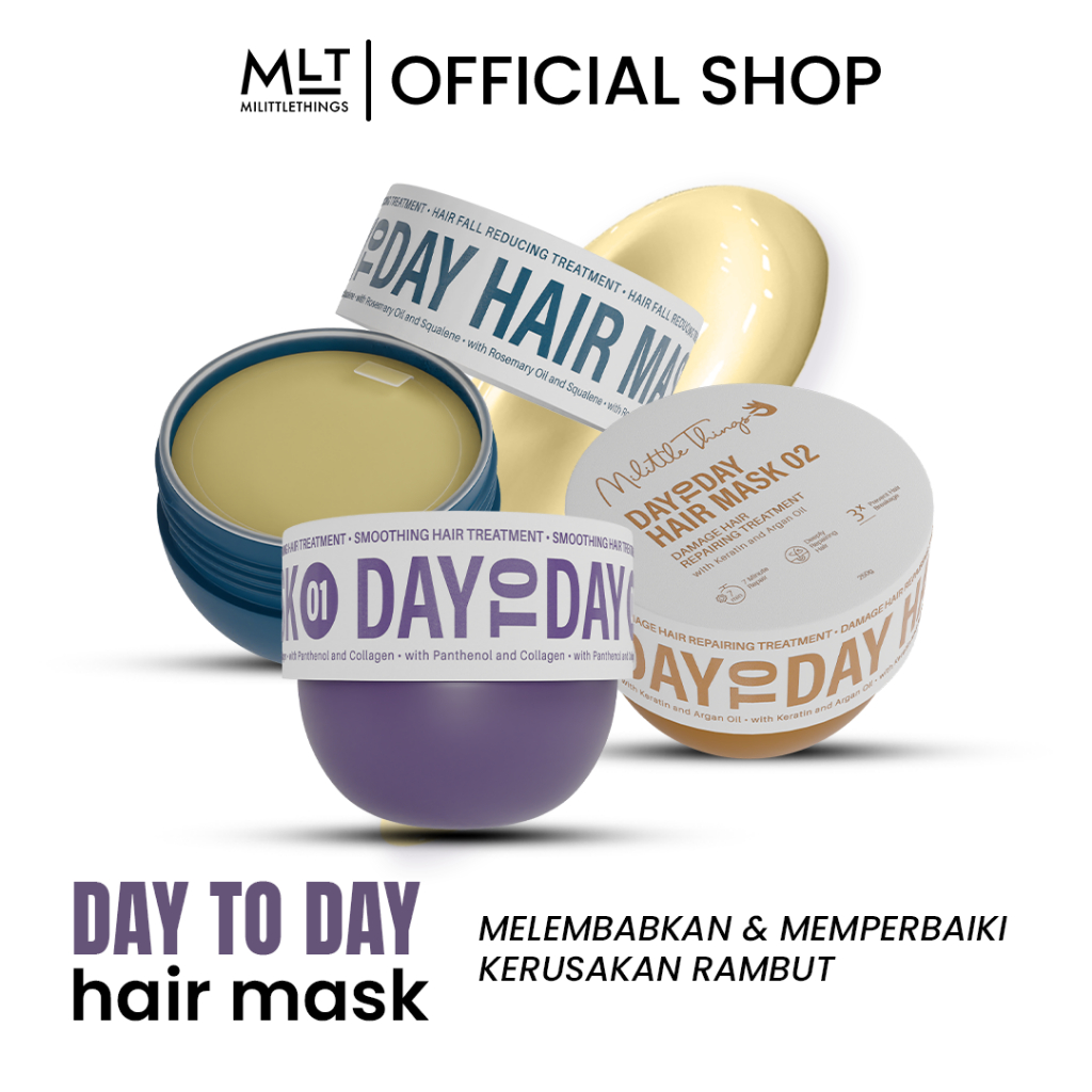 Jual MLT Day To Day Hair Mask 250ML - Masker Rambut Lembut Berkilau ...