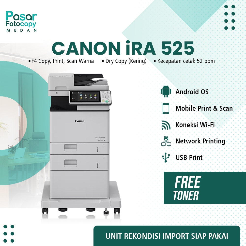 Jual Canon iRA 525 Mesin Fotocopy READY STOCK | Shopee Indonesia